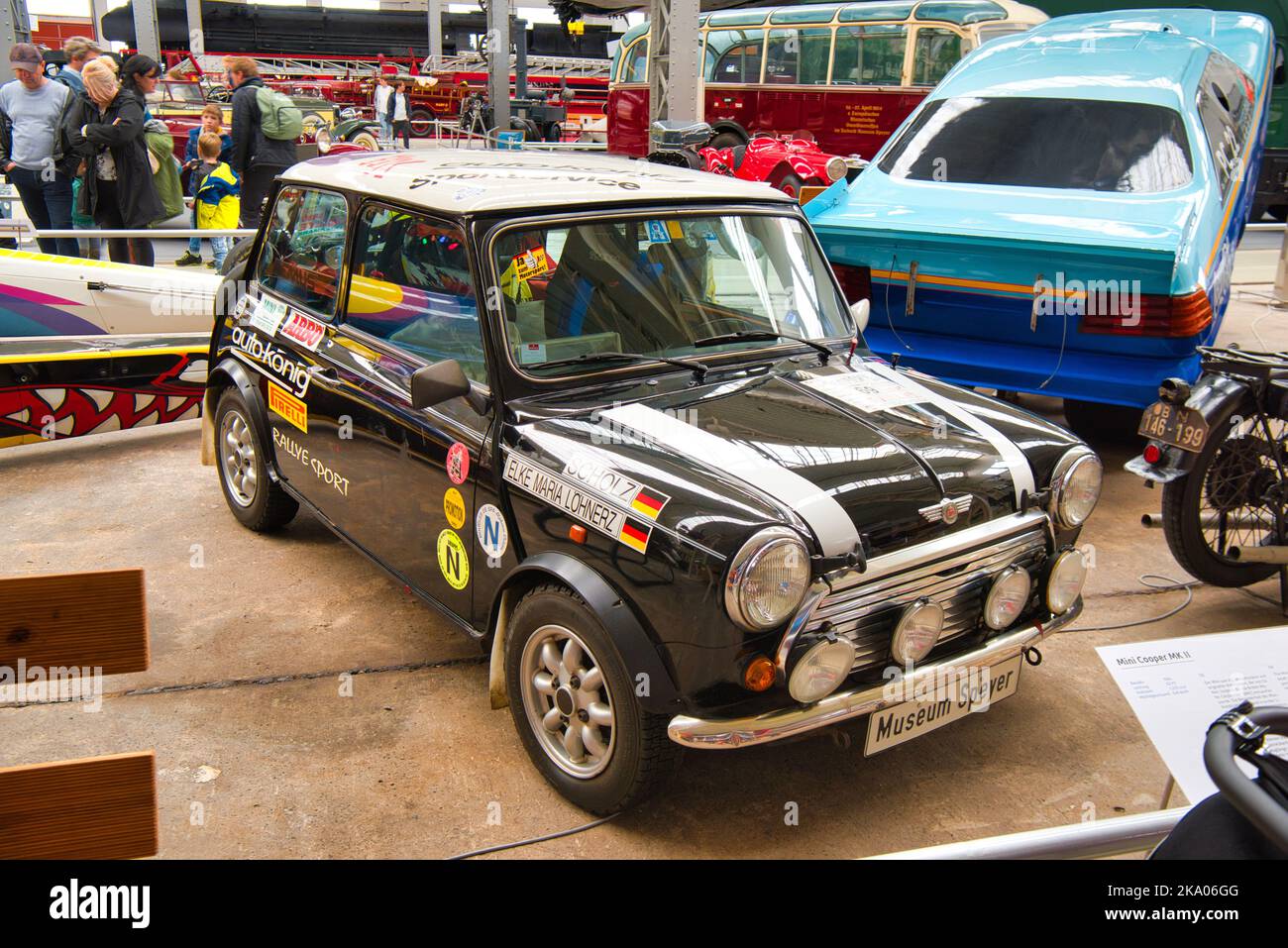 SPEYER, GERMANY - OCTOBER 2022: black MINI COOPER MK II 1994 racing ...