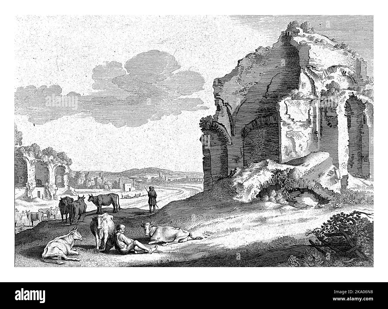 Jacob as a shepherd in a landscape, Jan van de Velde (II), 1603 - 1652 ...