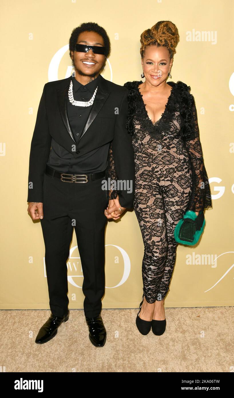 Los Angeles, Ca. 29th Oct, 2022. Demetrius Flenory Jr., Michole Briana ...