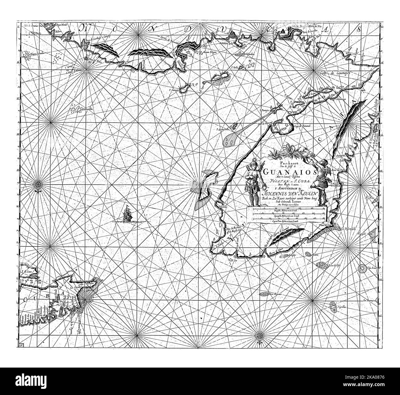 Yucatan peninsula map Black and White Stock Photos & Images - Alamy