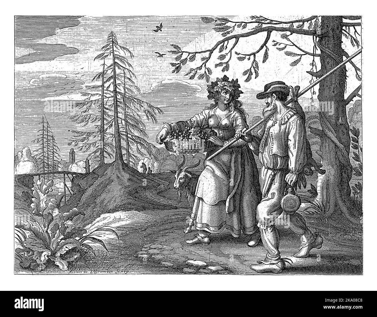 Woman basket autumn Cut Out Stock Images & Pictures - Alamy