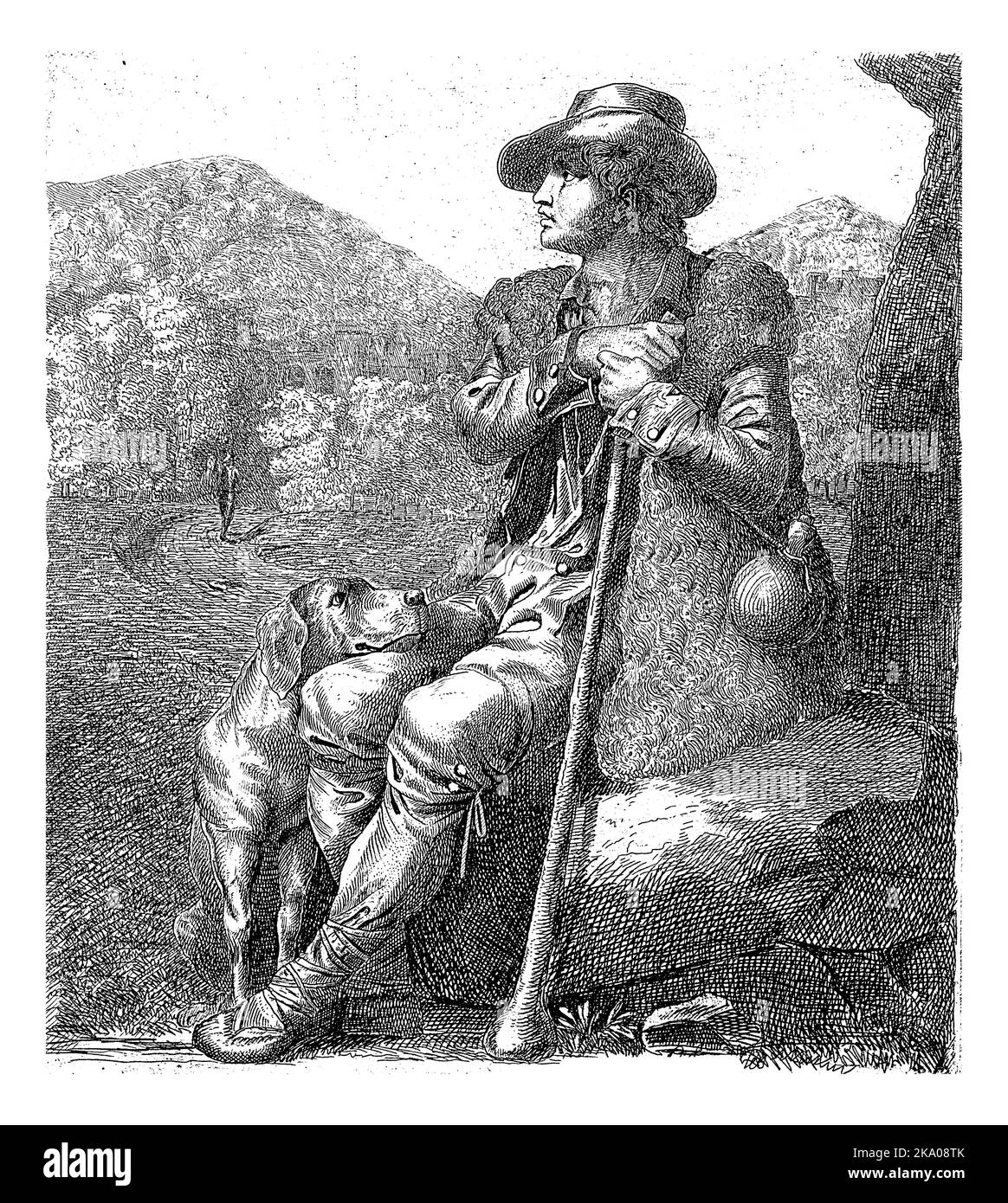 Man head dog in Cut Out Stock Images & Pictures - Alamy