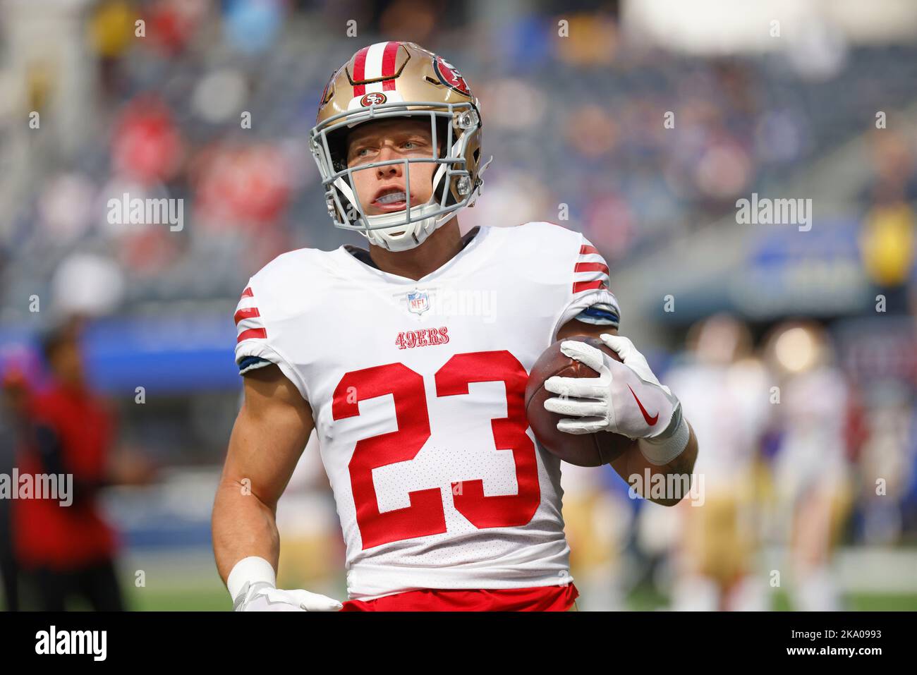Christian mccaffrey 49ers hi-res stock photography and images - Alamy