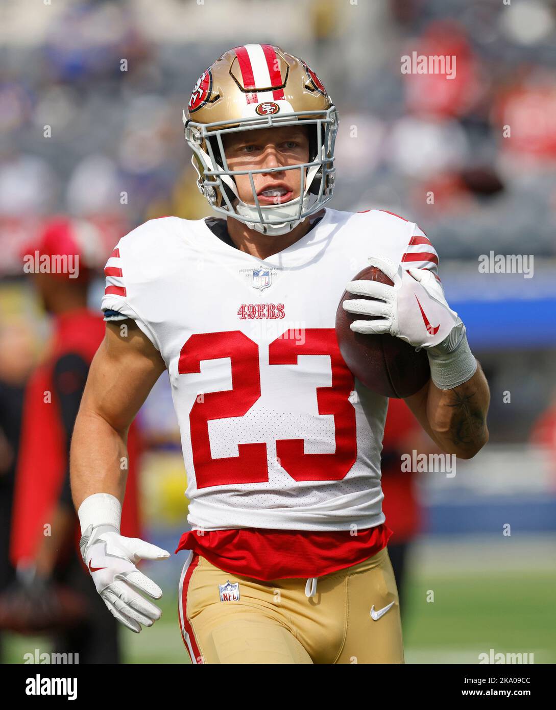 October 30, 2022 San Francisco 49ers running back Christian McCaffrey ...