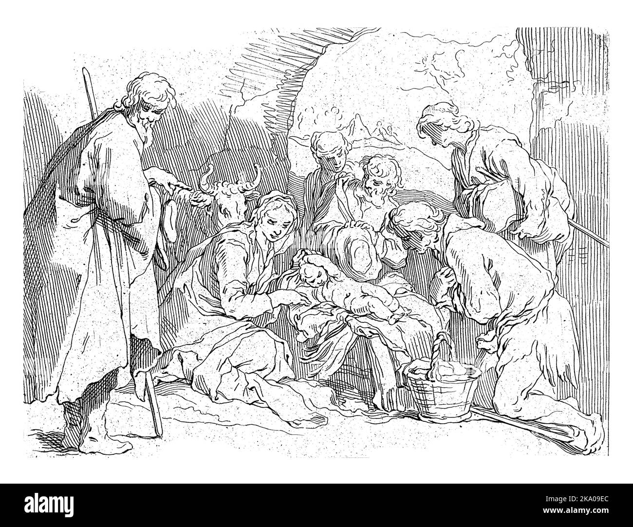 Kneeling Shepherds Cut Out Stock Images And Pictures Alamy