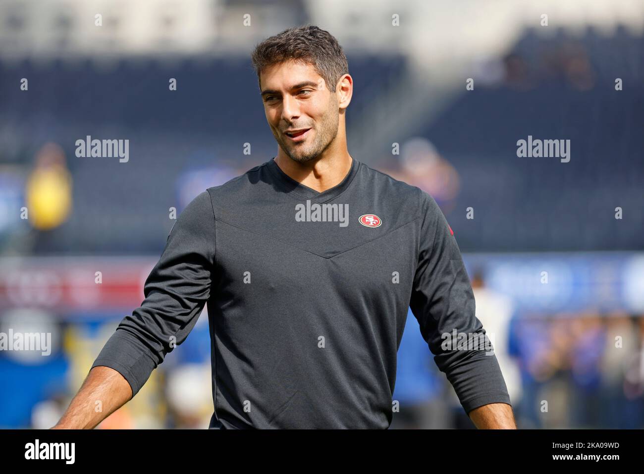 October 30, 2022 San Francisco 49ers quarterback Jimmy Garoppolo #10 ...