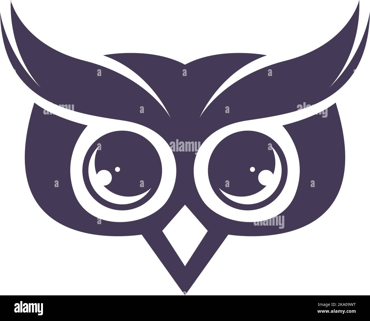 Owl logo icon design illustration vector Stock Vector Image & Art - Alamy