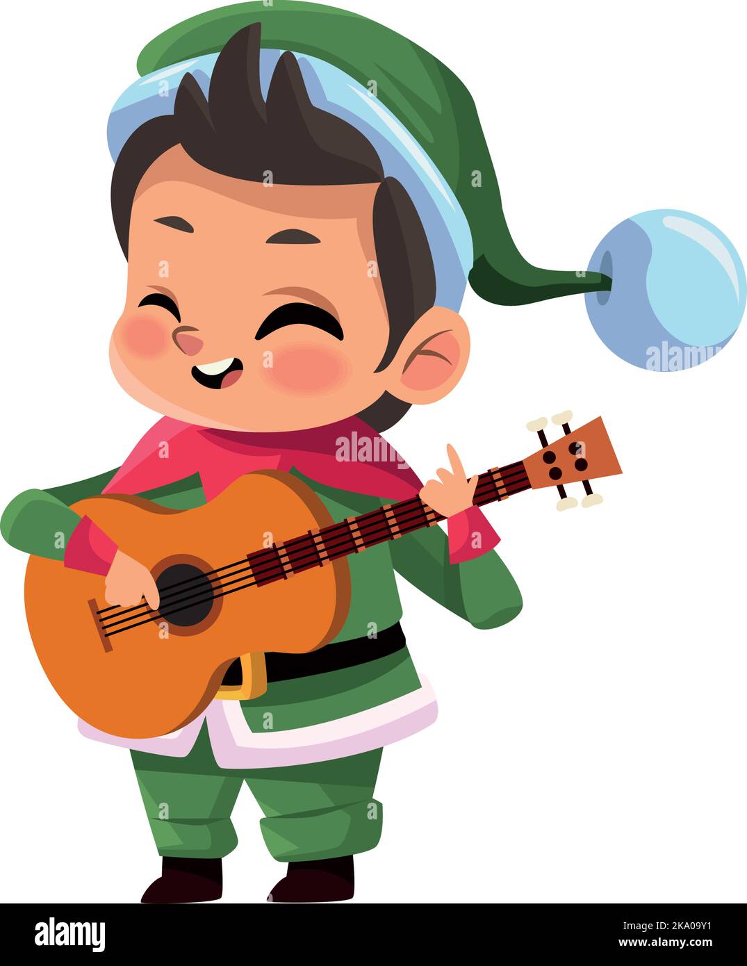 little elf playing guitar Stock Vector Image & Art - Alamy