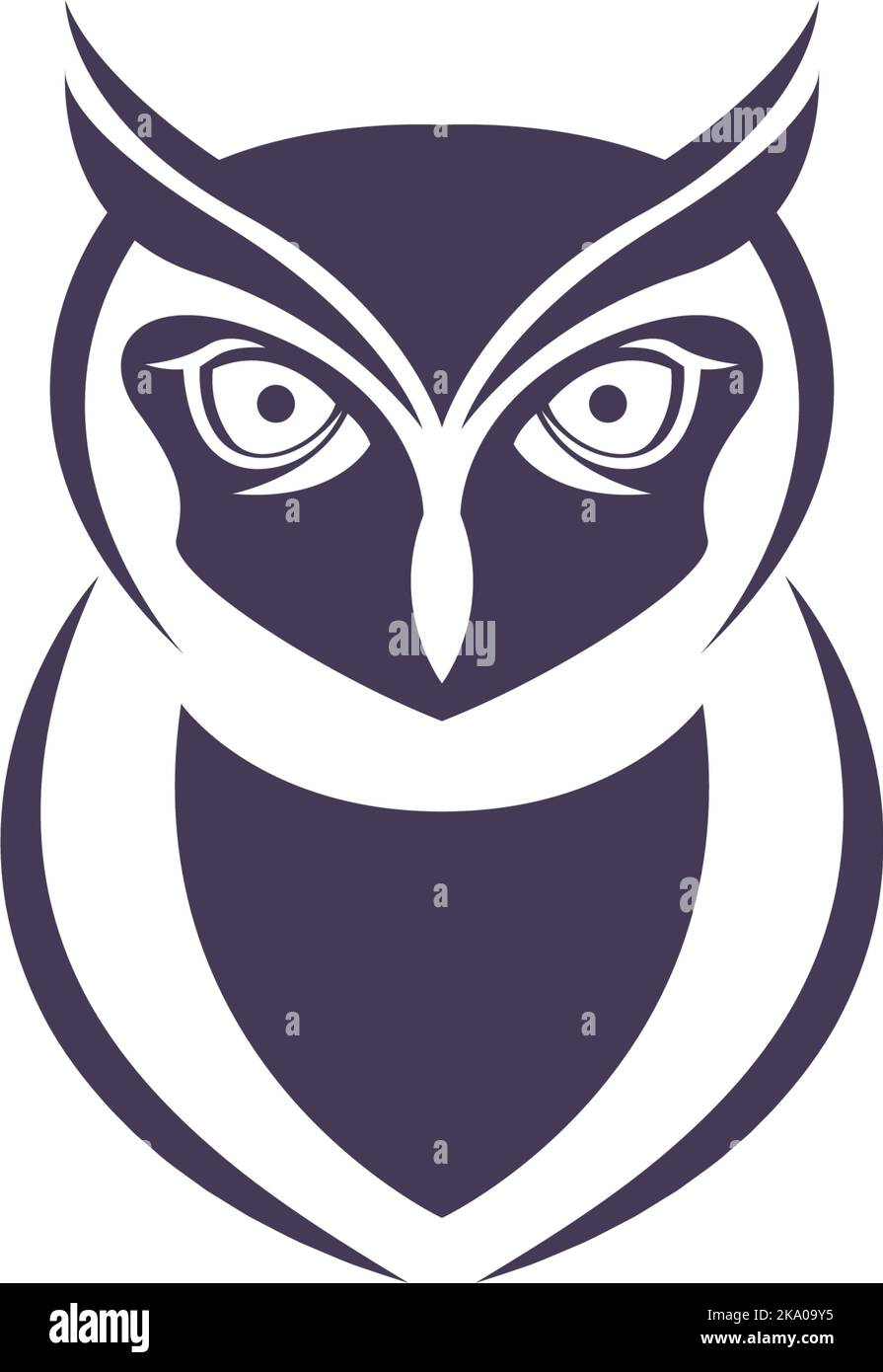 Owl logo icon design illustration vector Stock Vector Image & Art - Alamy