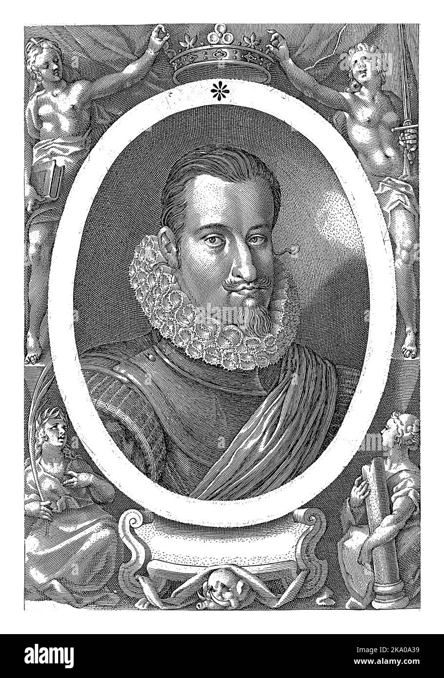 Portrait of King Christian IV of Denmark and Norway, Jan Harmensz ...