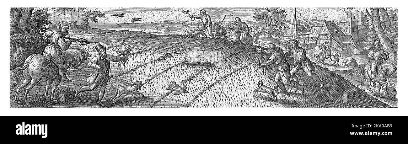 Engraved hunters Cut Out Stock Images & Pictures - Alamy