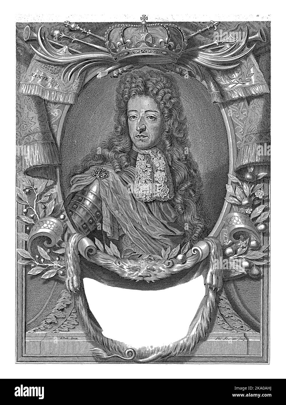 Portrait of William III, Prince of Orange, Philibert Bouttats (I), 1702 ...