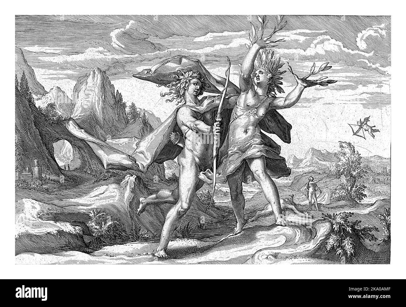 Greek god apollo painting Cut Out Stock Images & Pictures - Alamy