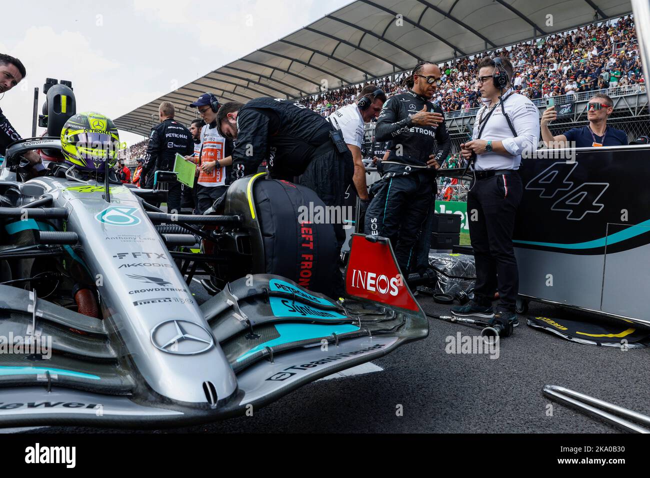 Mexico City, Mexico. 30th Oct, 2022. #44 Lewis Hamilton (GBR, Mercedes ...