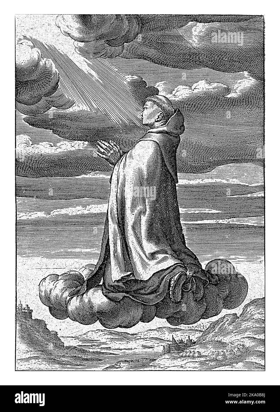 Assumption of John of the Cross, Antonie Wierix (III), 1622 - 1624 ...