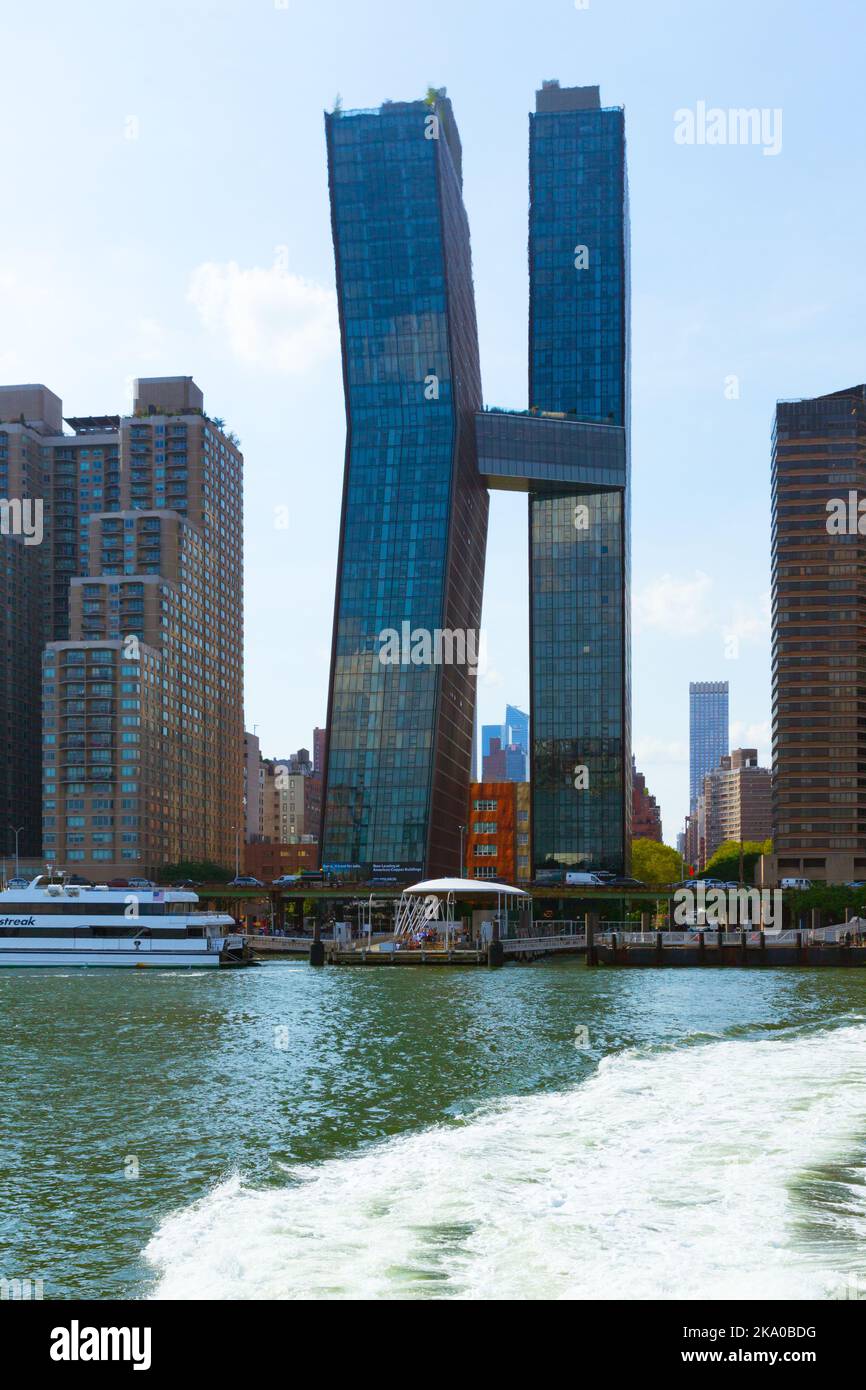 The 'Copper Buildings' luxury apartment highrise on First Avenue ...