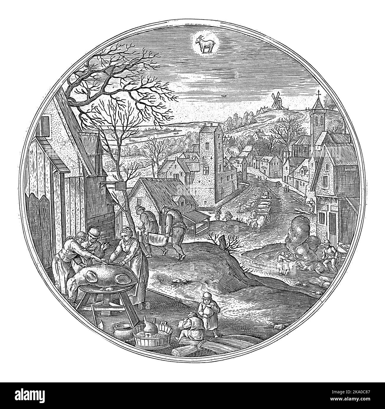 Engraved pigs Black and White Stock Photos & Images - Alamy