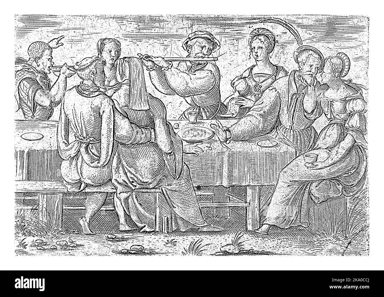 Newlyweds table Cut Out Stock Images & Pictures - Alamy