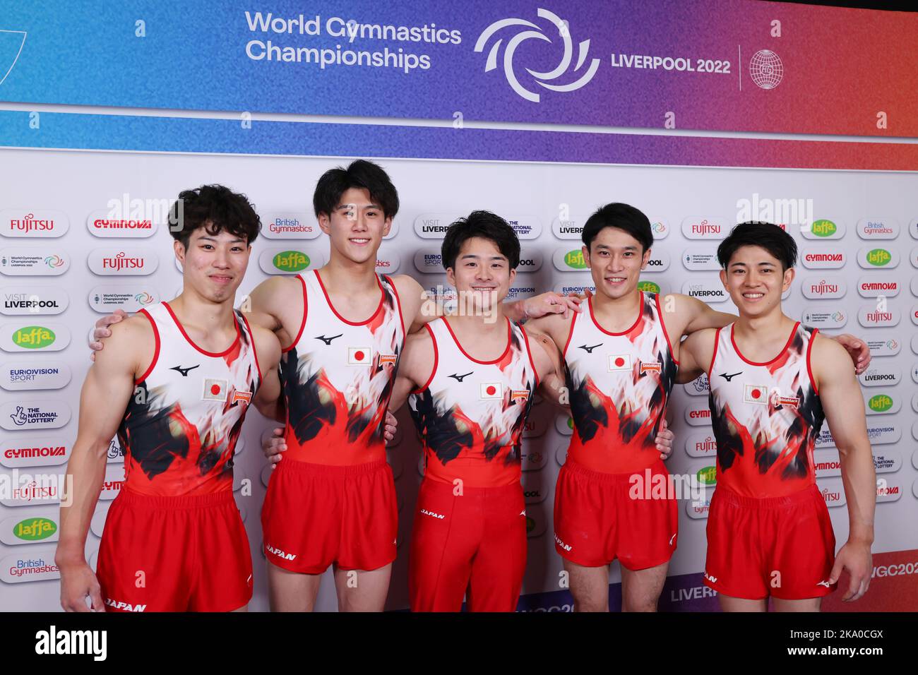 M&S Bank Arena, Liverpool, UK. 29th Oct, 2022. (L to R) Ryosuke Doi, Daiki Hashimoto, Yuya ...