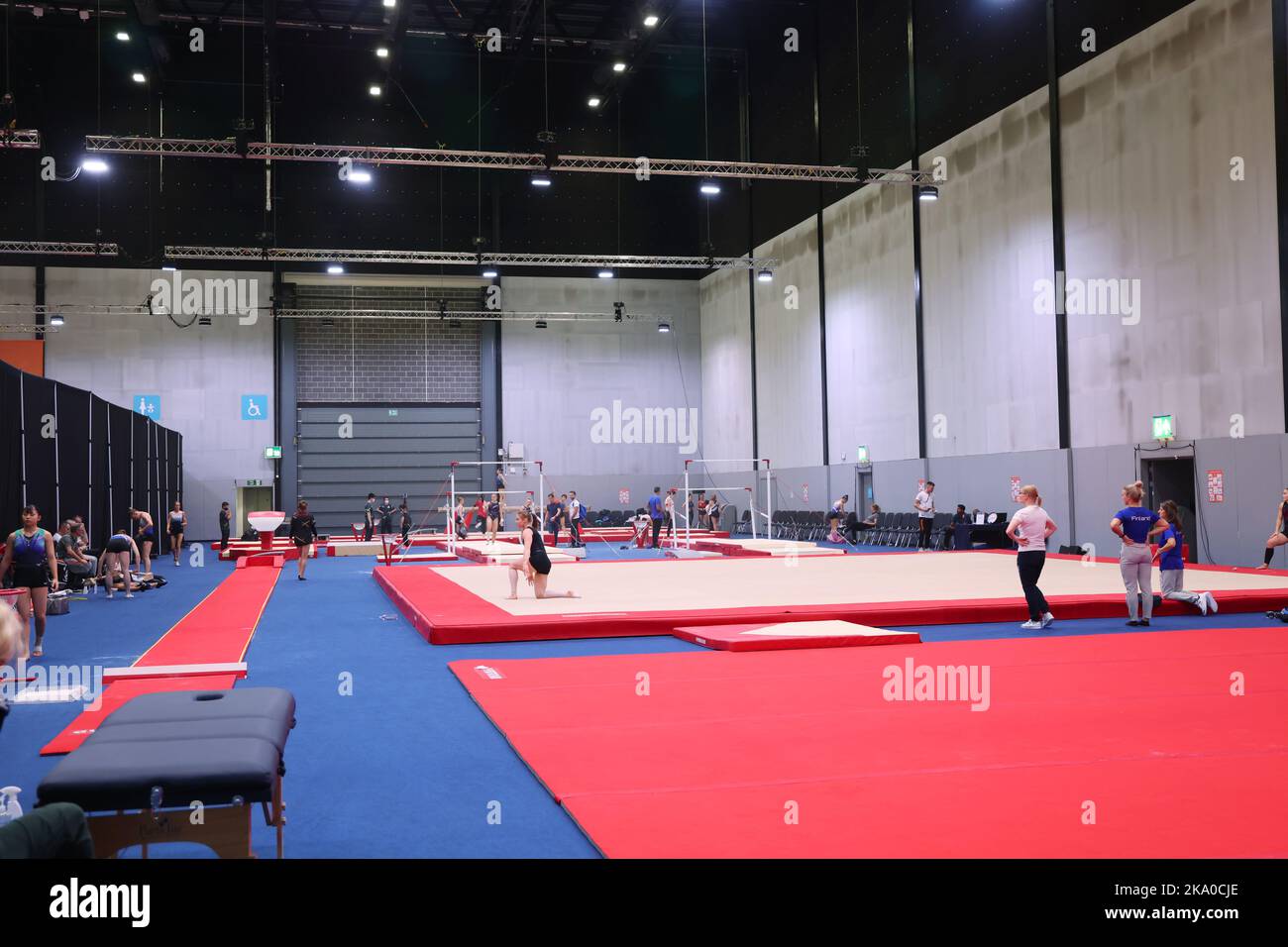 M&S Bank Arena, Liverpool, UK. 29th Oct, 2022. Training Hall, OCTOBER ...