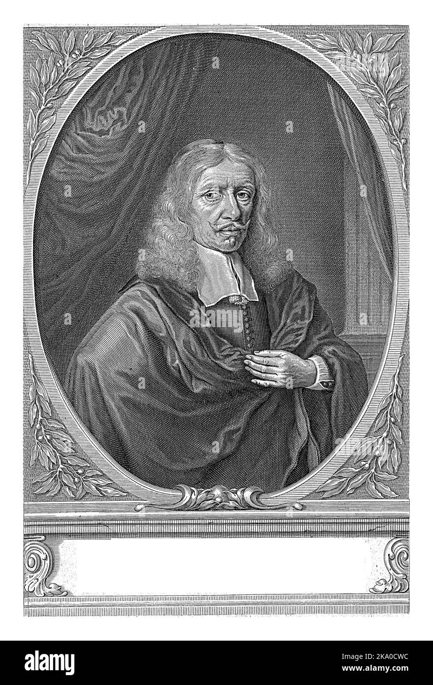The German-Polish astronomer Johannes Hevelius, mayor of Danzig. Below ...