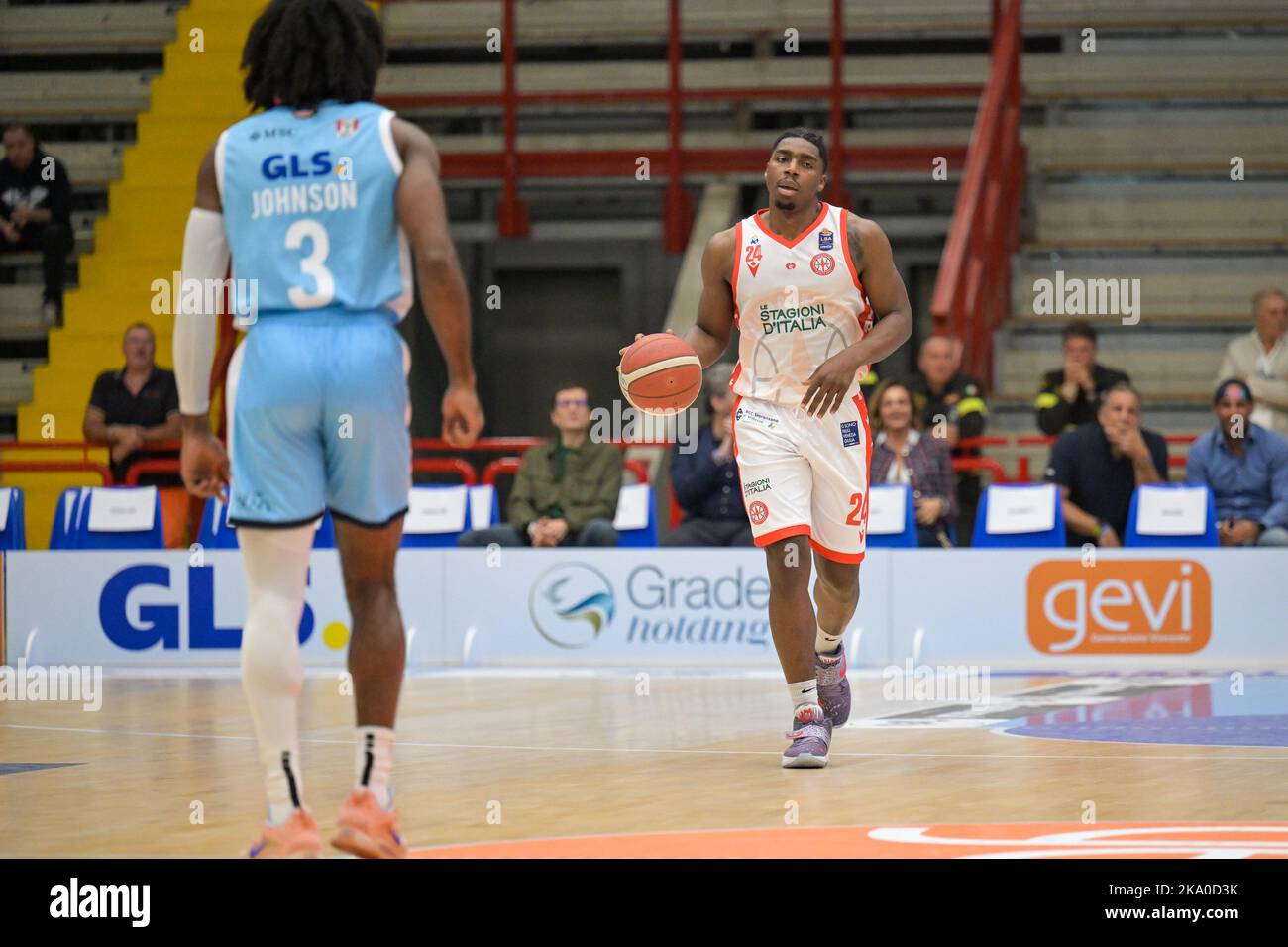 Naples, Italy. 30th Oct, 2022. Frank Bartley (24) Pallacanestro Trieste ...