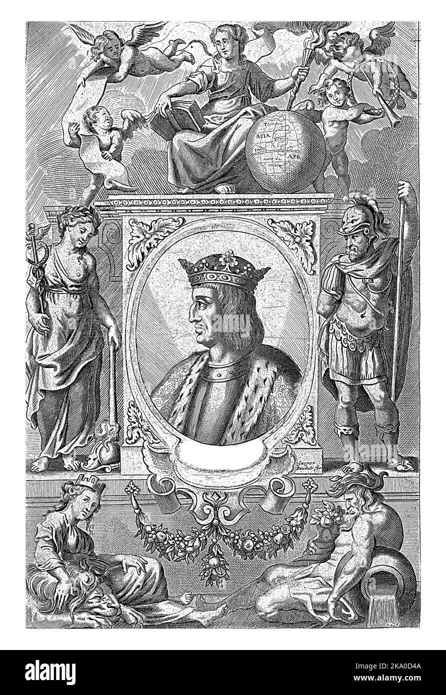 Portrait of king ferdinand ii of aragon Black and White Stock Photos ...