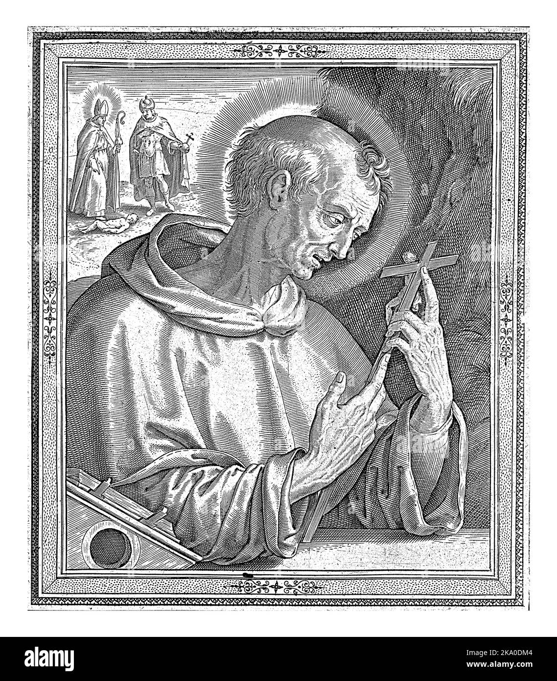 Saint Basil the Great, Bishop of Caesarea, founder of the Cappadocian ...