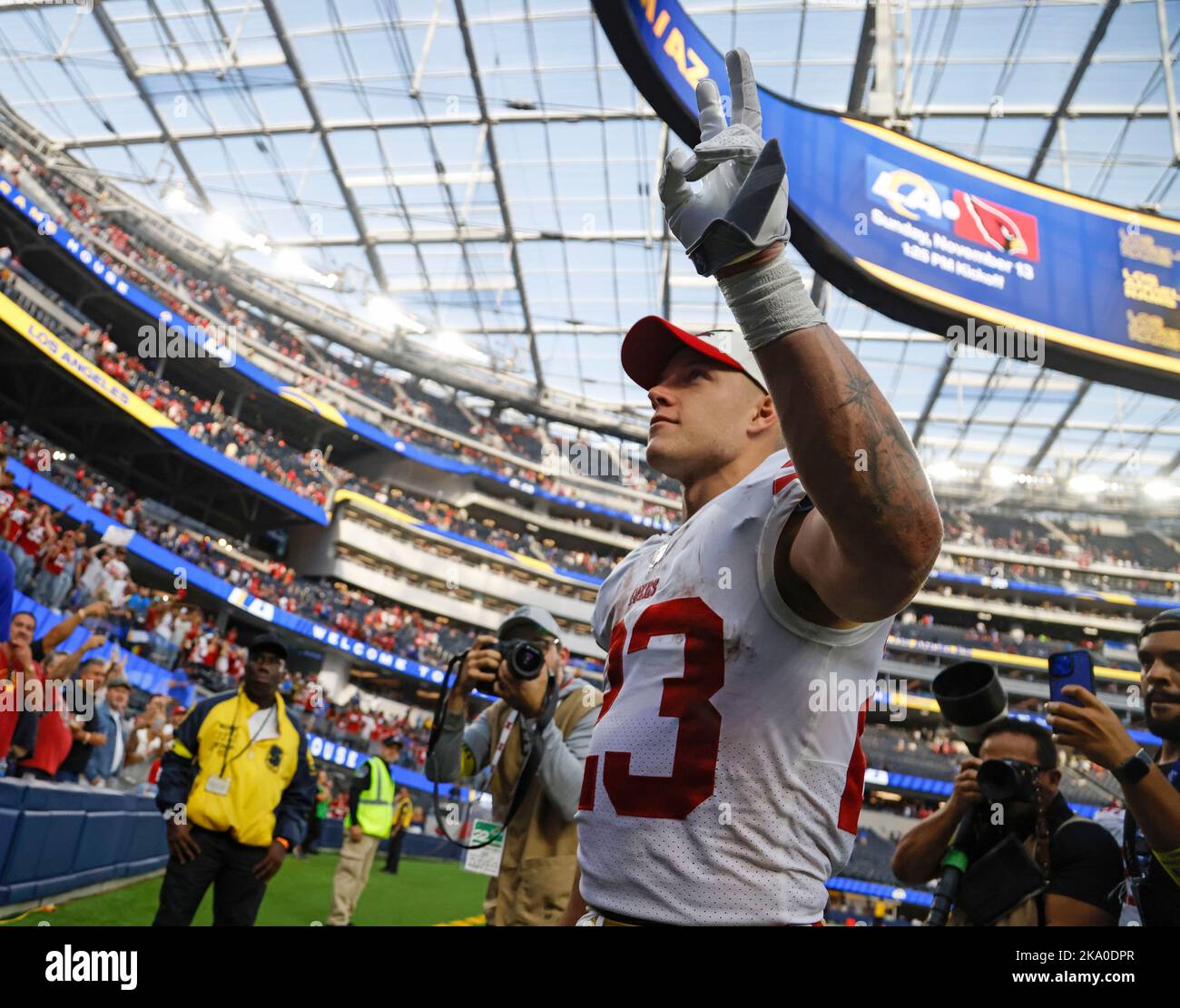 Mccaffrey rams 2022 49ers hi-res stock photography and images - Alamy