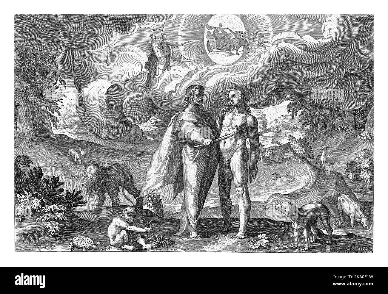 Prometheus fire painting hi-res stock photography and images - Alamy