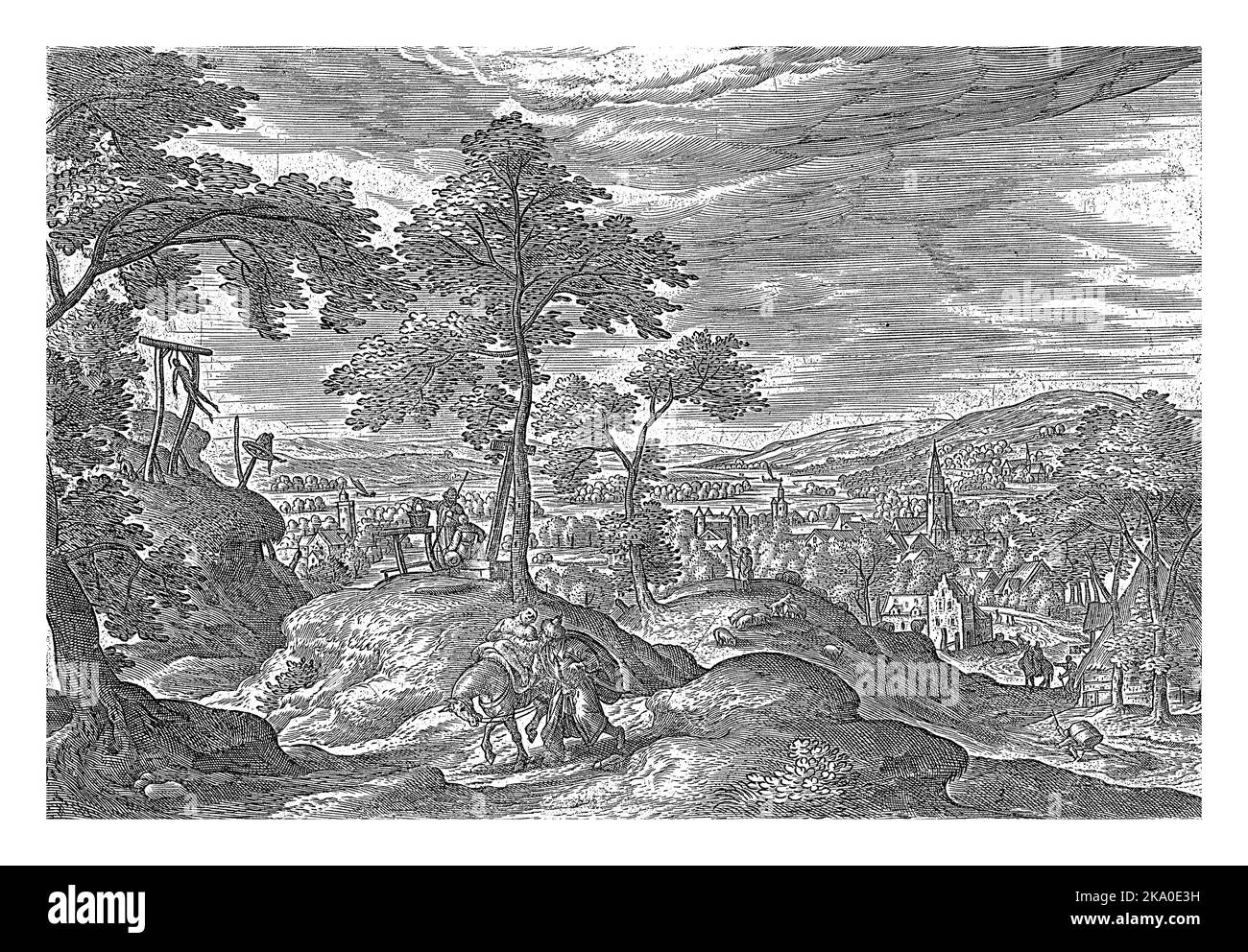 The Good Samaritan takes the wounded traveler to an inn on his horse ...