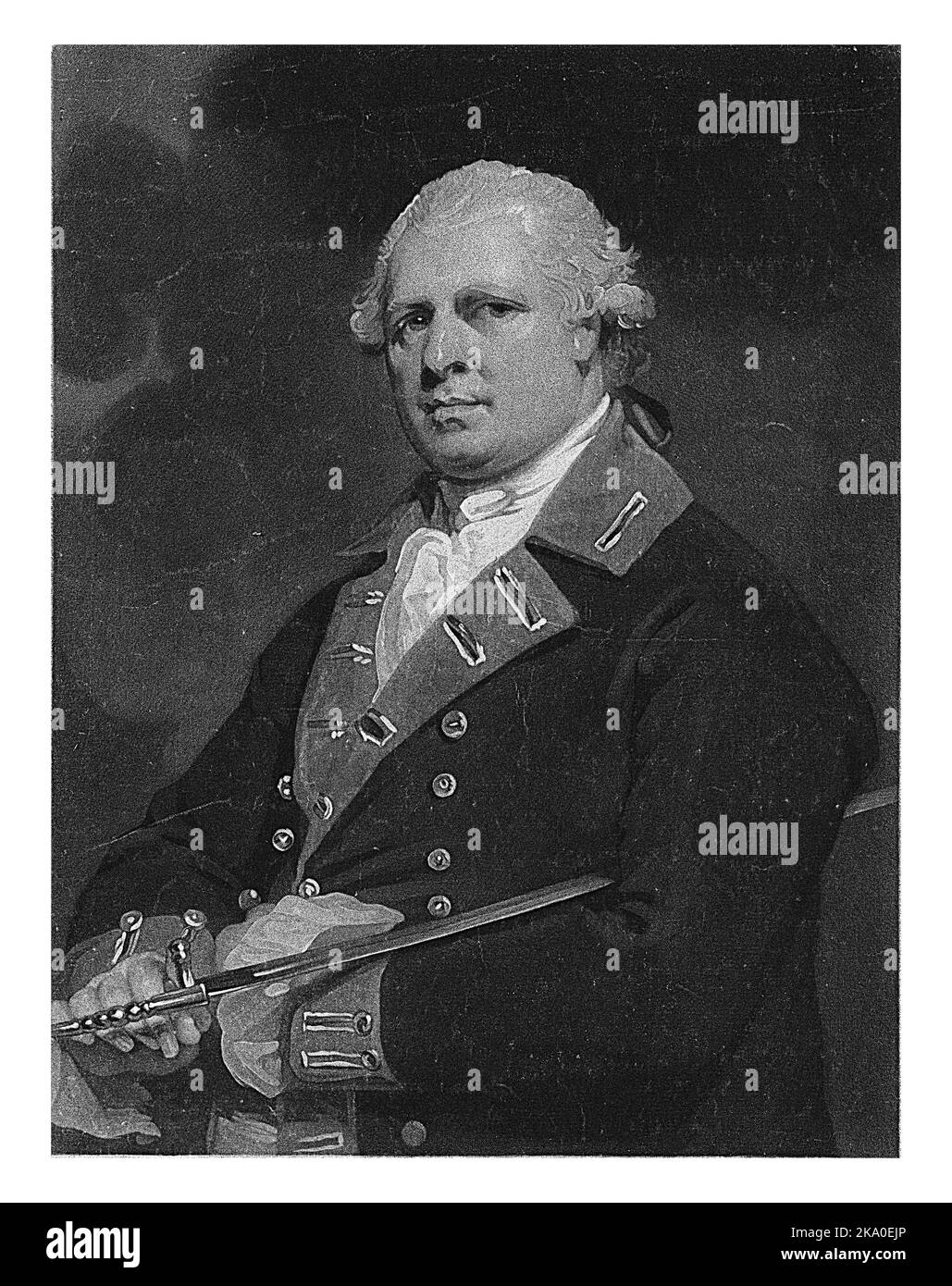 Portrait of Patrick Duff, Charles Howard Hodges, after George Romney ...