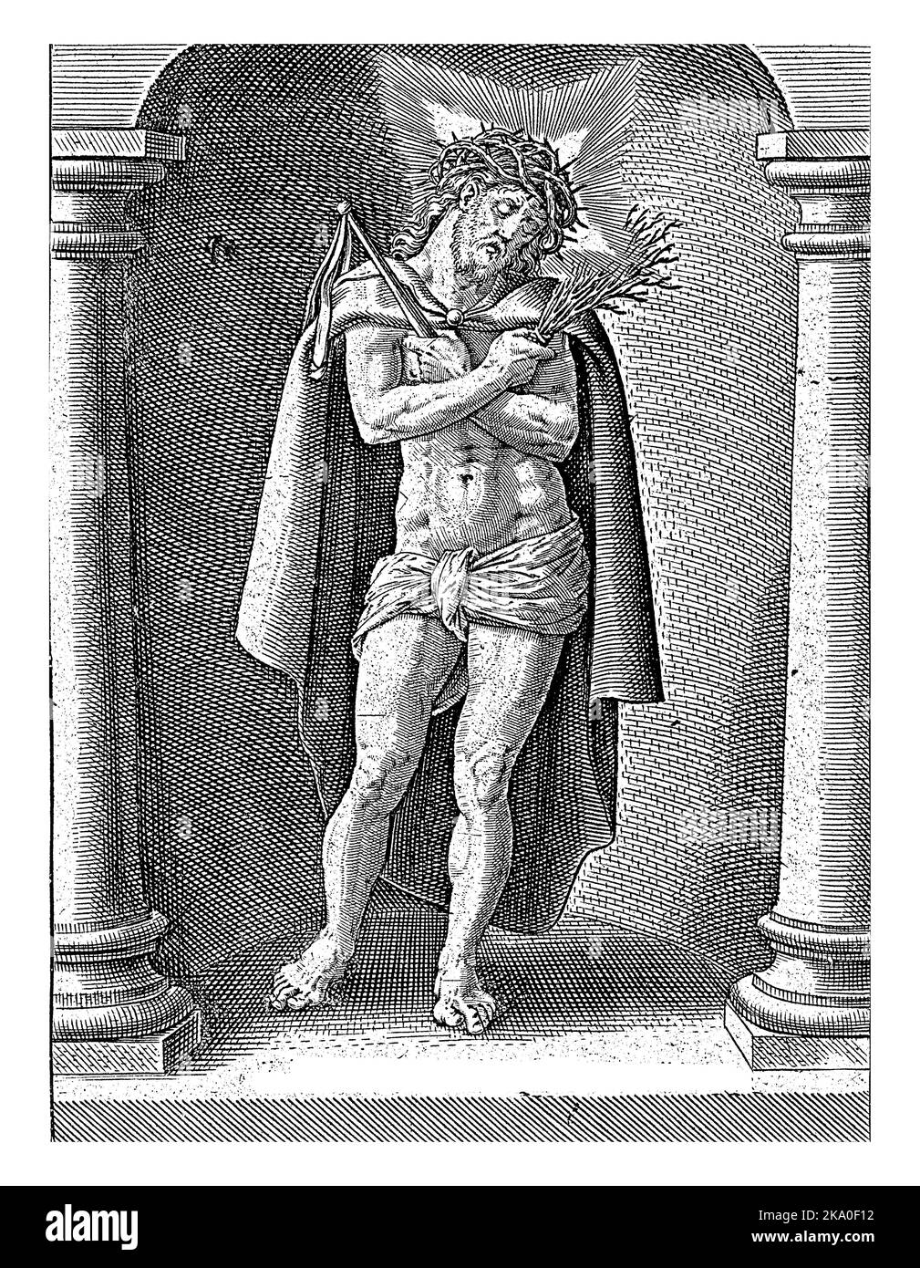 Christ as a man of sorrows, Antonie Wierix (II), 1565 - before 1604 ... Christ as a man of sorrows, Antonie Wierix (II), 1565 - before 1604 ...