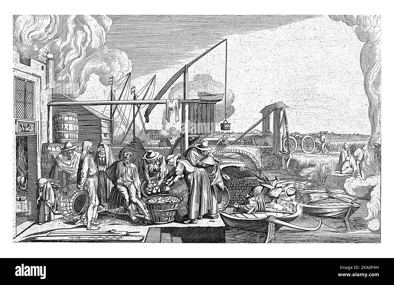 Fire (Ignis), Jan van de Velde (II), after Willem Pietersz. Buytewech ...