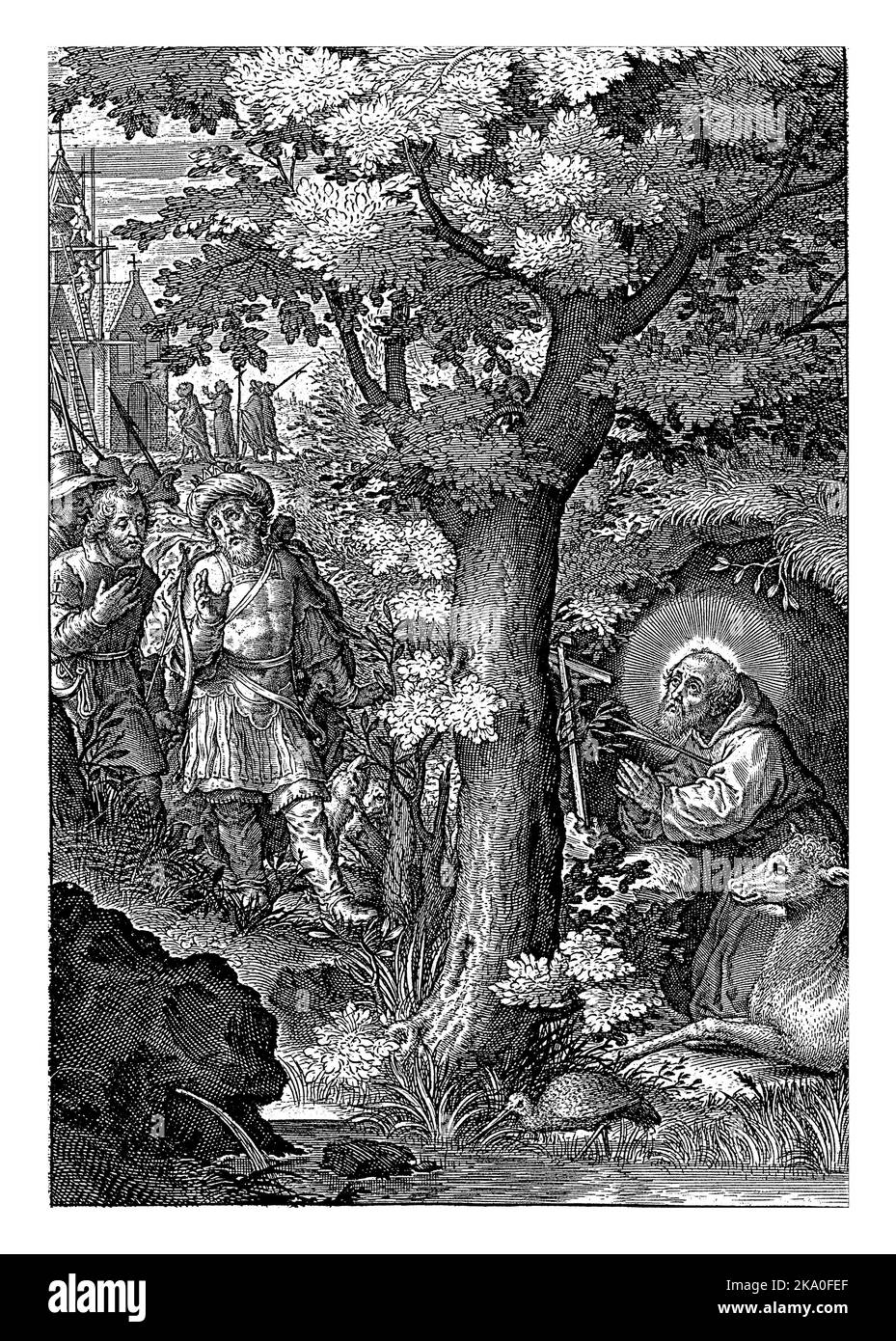 H Aegidius Gilles Antonie Wierix Ii 1565 Before 1604 While Hunting The King Of The
