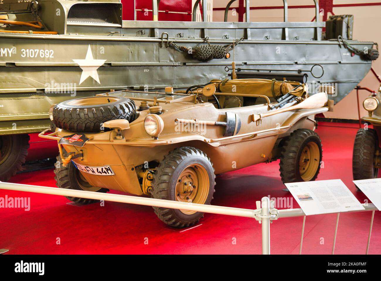SPEYER, GERMANY - OCTOBER 2022: beige yellow VW VOLKSWAGEN 166 1944 ...