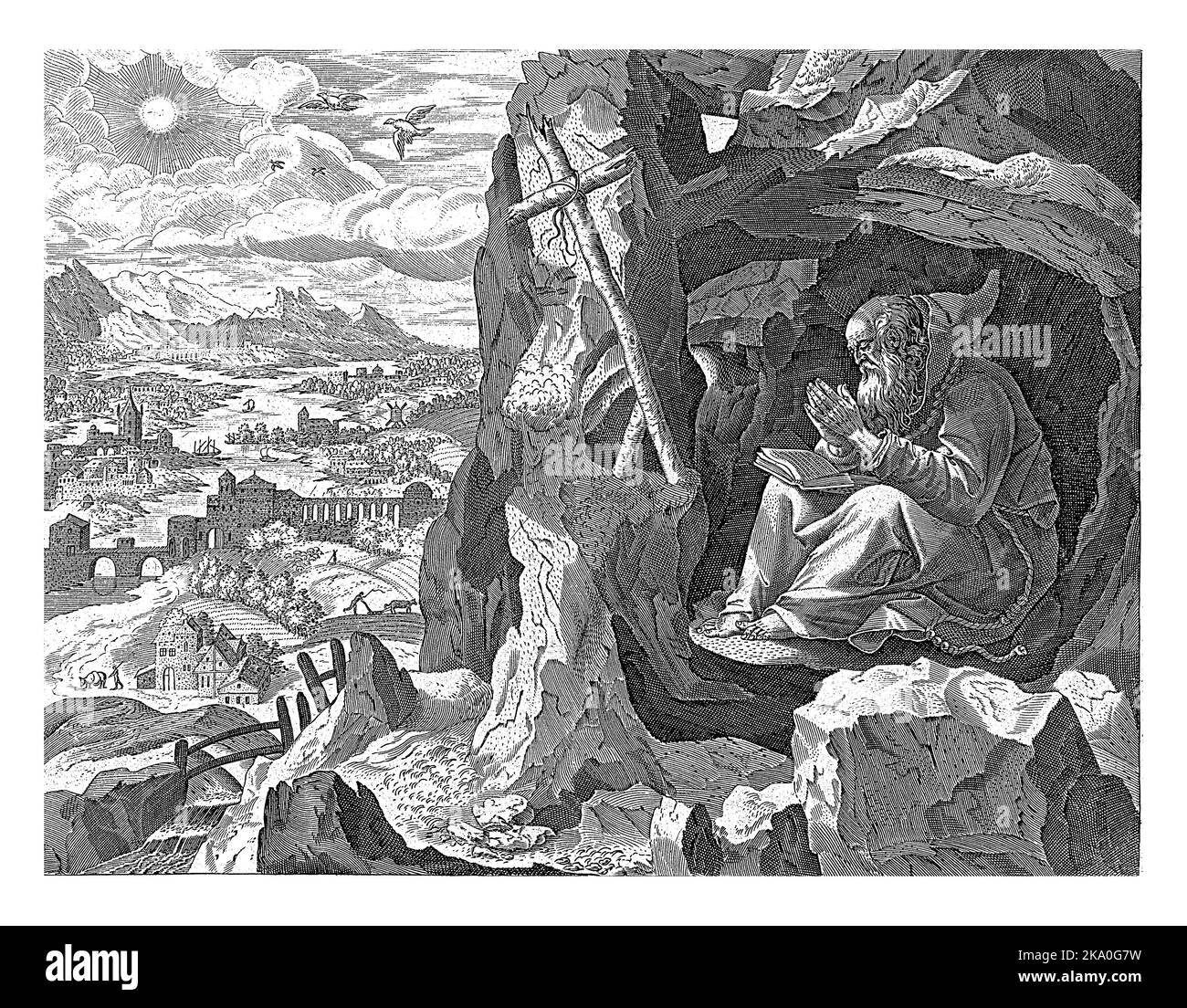 Landscape in front cave Cut Out Stock Images & Pictures - Alamy