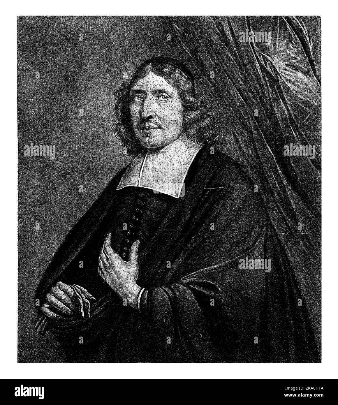 Portrait of the Pastor Johannes Lastdrager, Pieter Schenk (I), 1685 ...