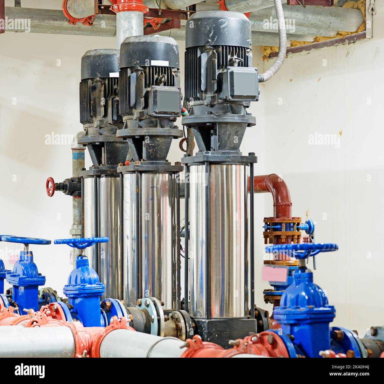 pressure pump for running water in a building Stock Photo - Alamy