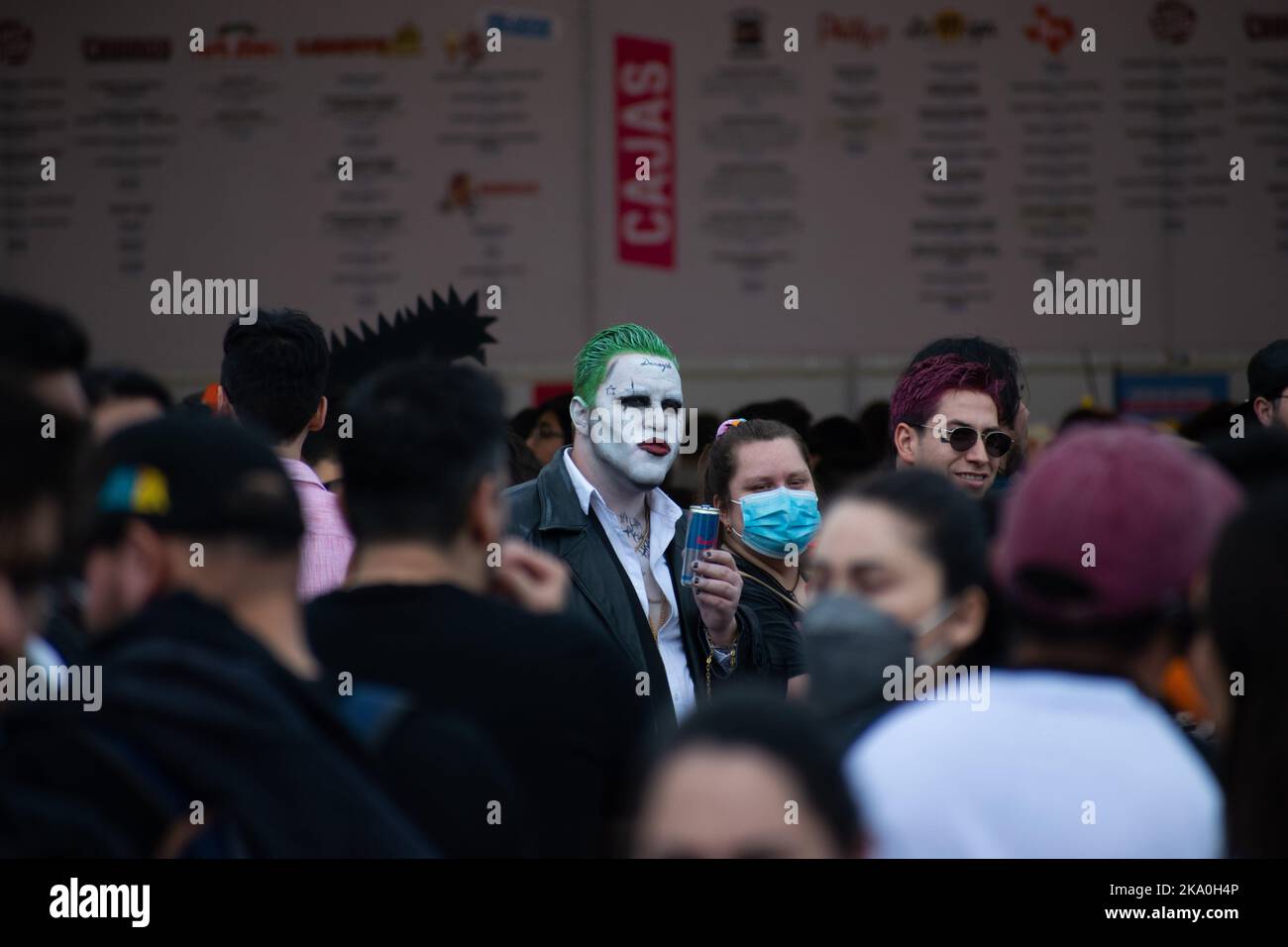 Santiago, Metropolitana, Chile. 30th Oct, 2022. A cosplayer attends the ...
