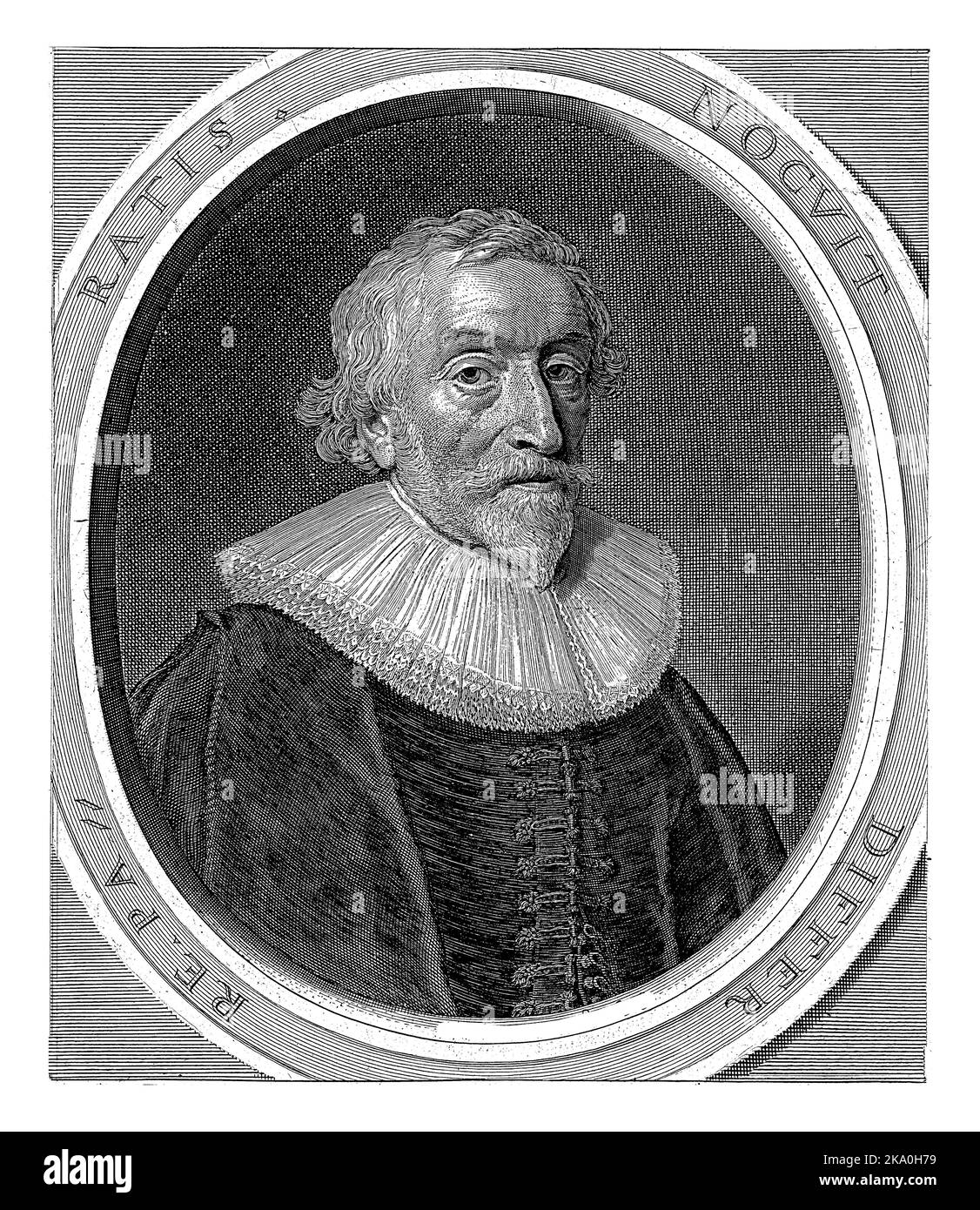 Portrait of Albert Joachimi, ambassador and pensioner, aged 77 Stock ...