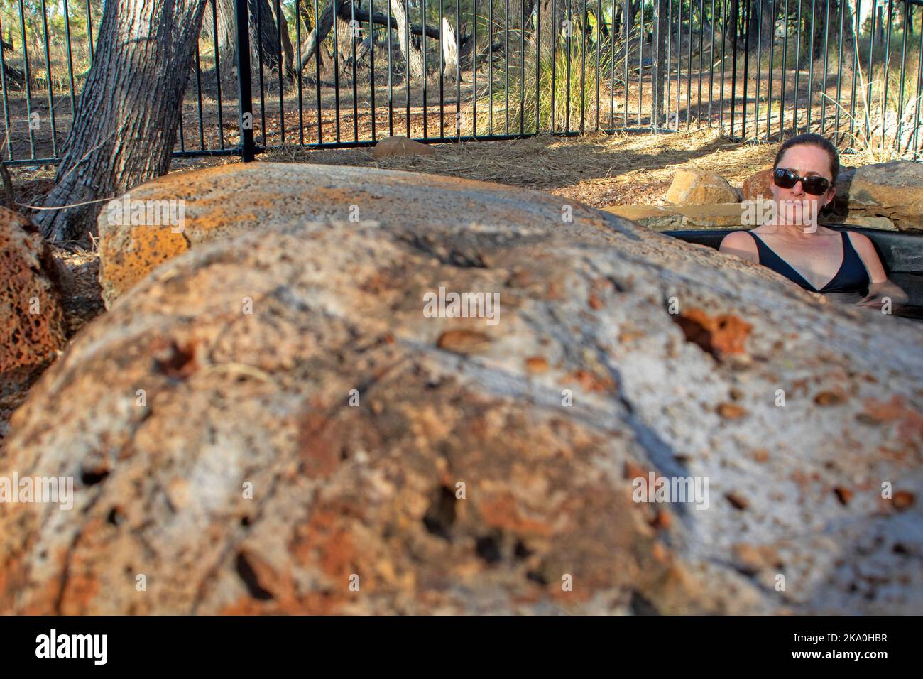 Soak in hot springs hi-res stock photography and images - Alamy