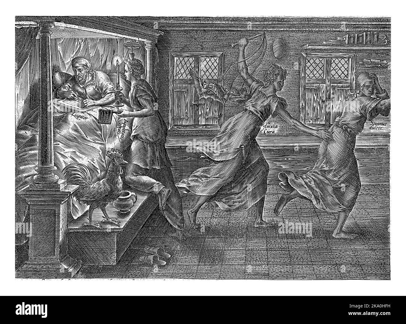 Anxiety line art Cut Out Stock Images & Pictures - Alamy