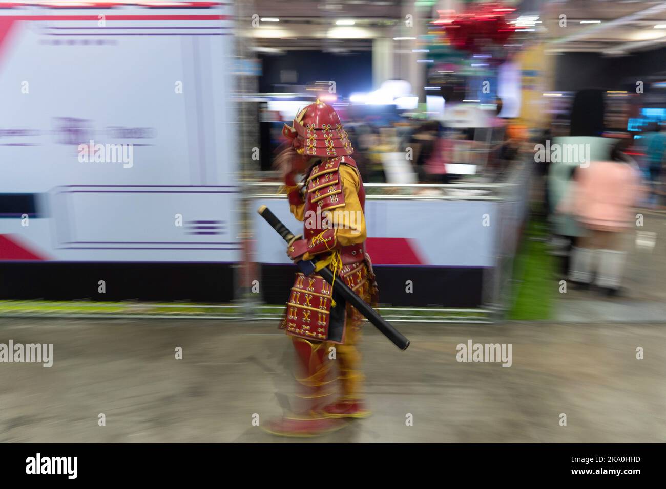 Santiago, Metropolitana, Chile. 30th Oct, 2022. A cosplayer attends the ...