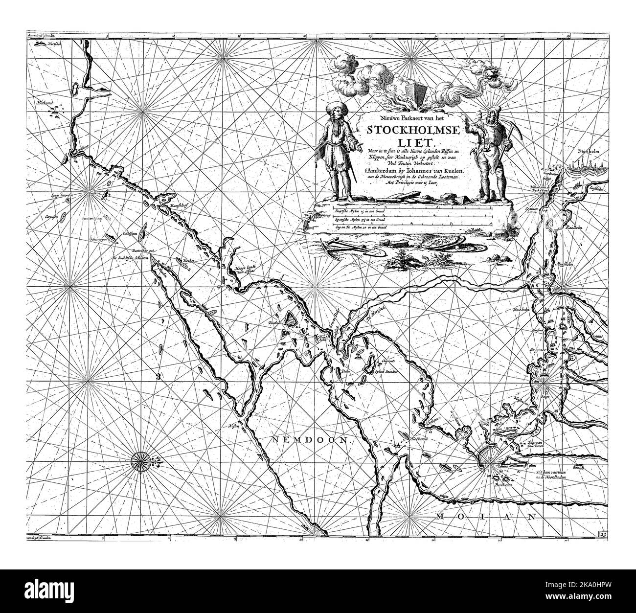 Compass rose in a map hi-res stock photography and images - Alamy