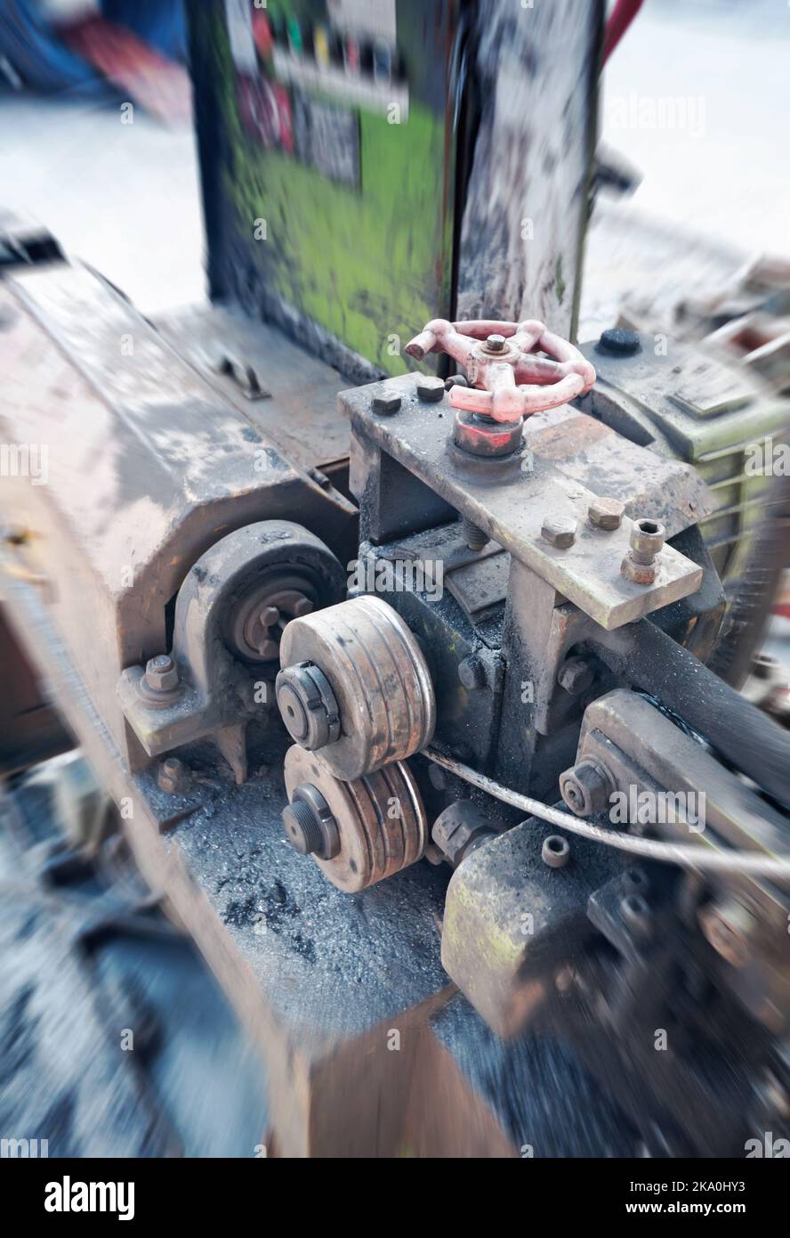 Industrial details milling machine in hi-res stock photography and ...
