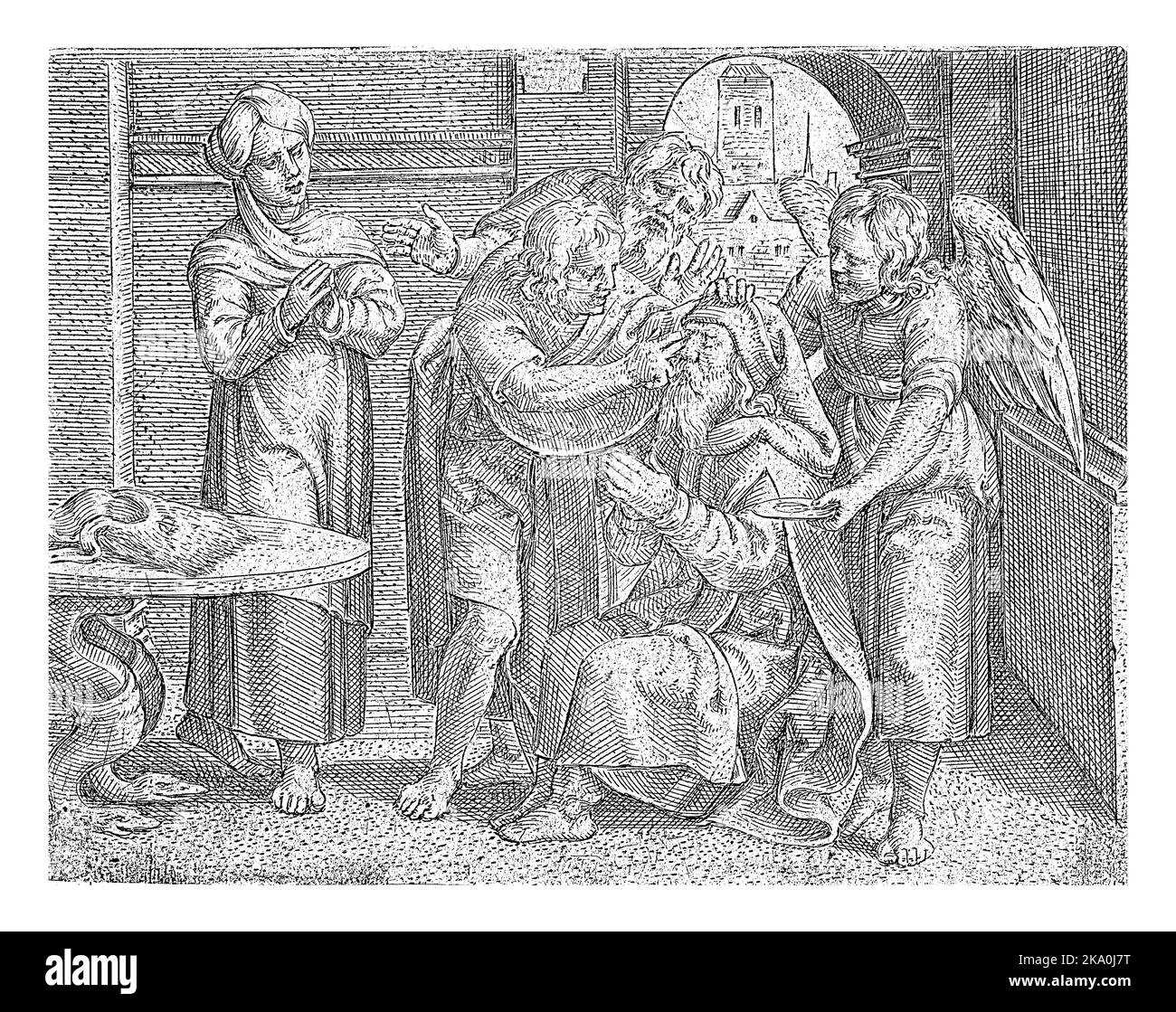 Healing of tobit Cut Out Stock Images & Pictures - Alamy