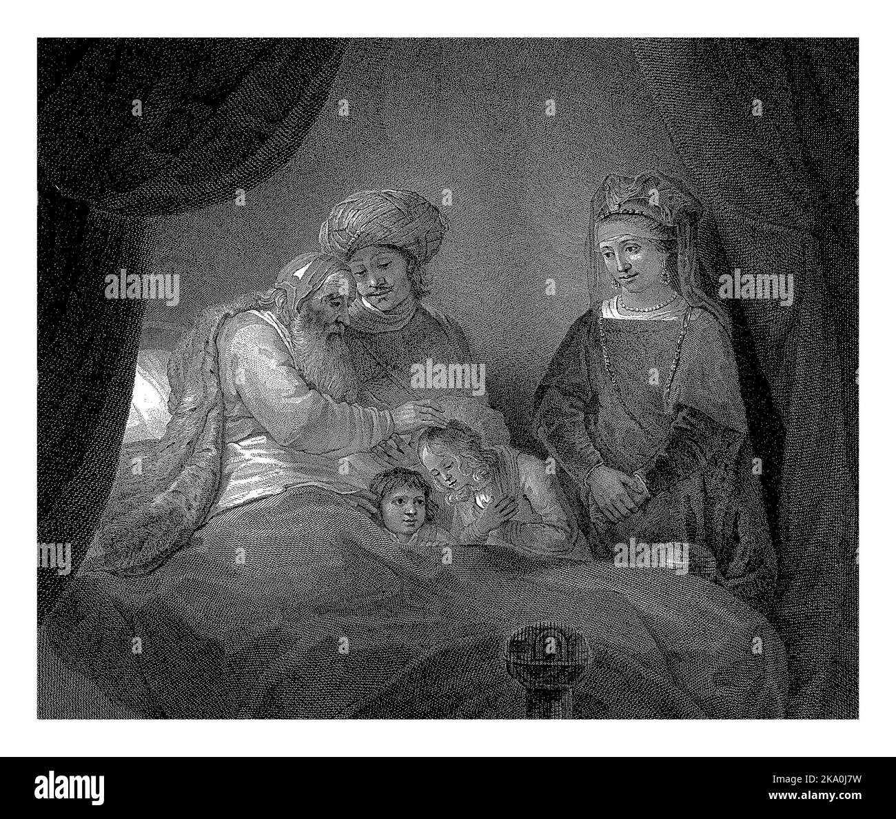 Just before his death, Jacob blesses his son Joseph's sons, Ephraim ...