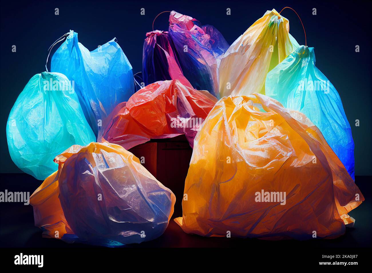 Black bin bag texture hi-res stock photography and images - Alamy