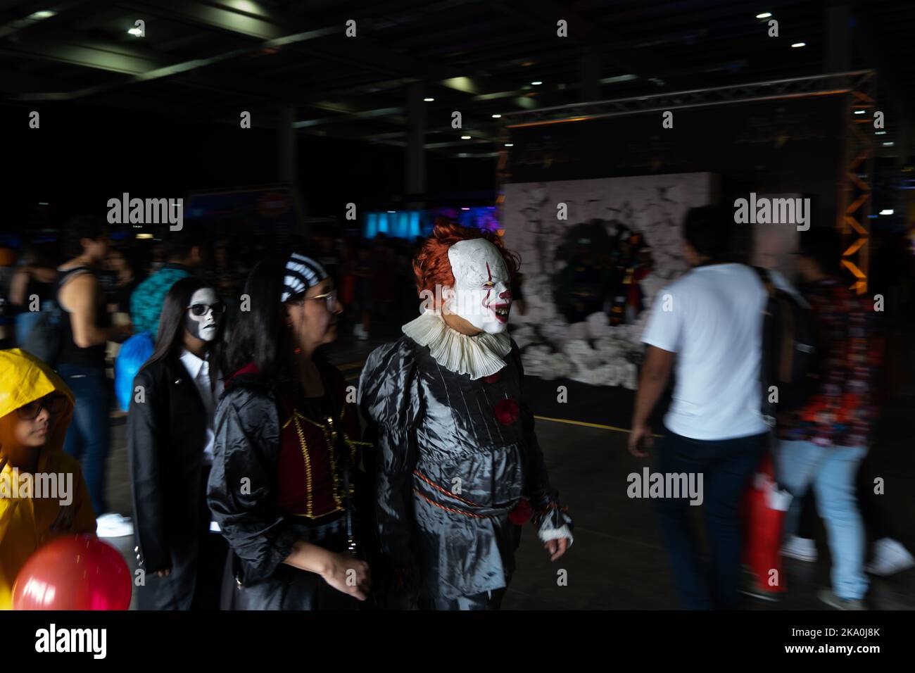 Santiago, Metropolitana, Chile. 30th Oct, 2022. A cosplayer dressed as ...
